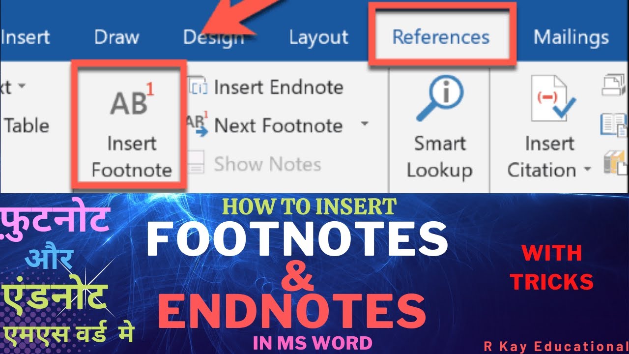 How To Insert Footnotes Endnotes In MS Word how-to-insert-footnotes-endnotes-in-ms-word