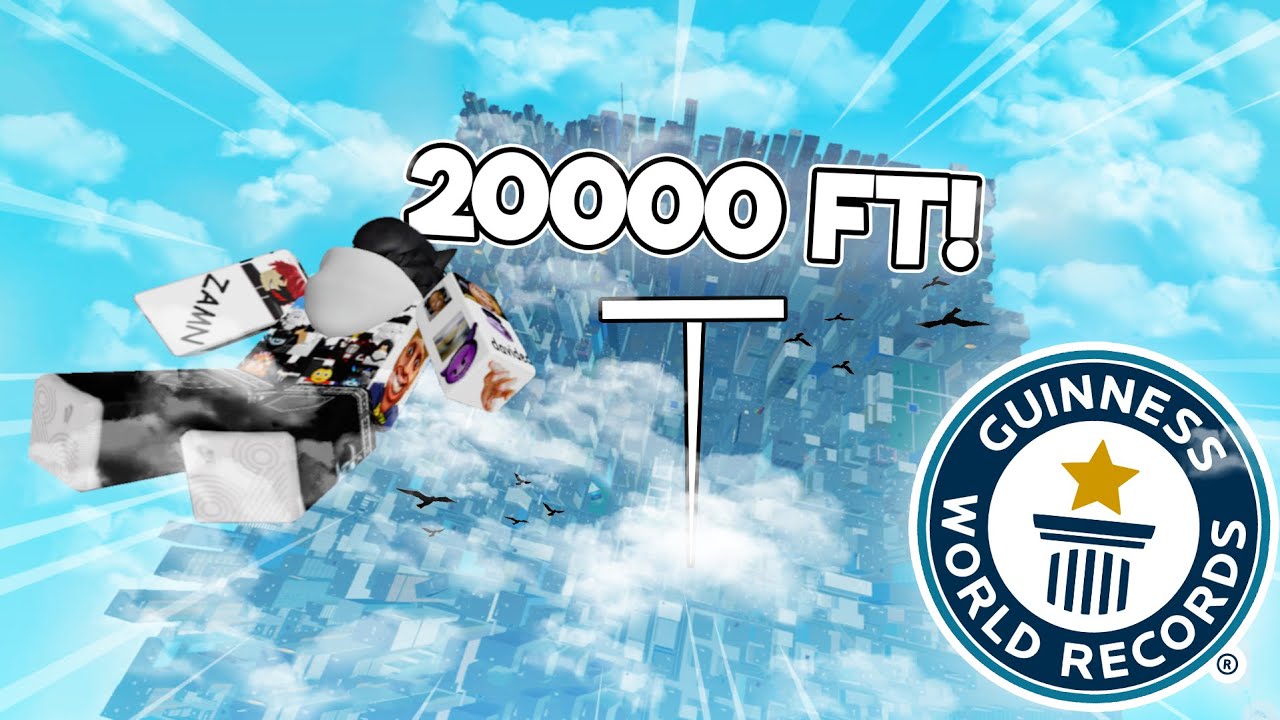 BREAKING 10 ROBLOX PARKOUR WORLD RECORDS! (KINDA) - YouTube