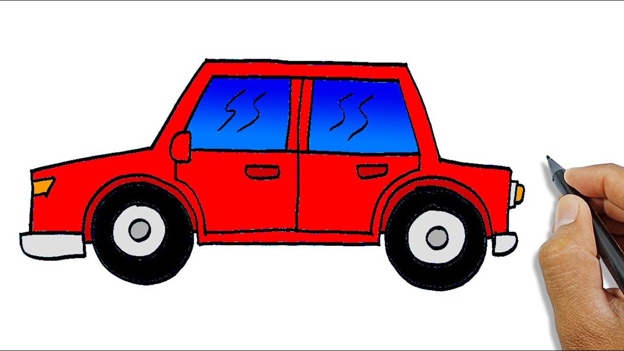 How To Draw A Car Easy Small So Easy | Simple Drawings For Beginners ...
