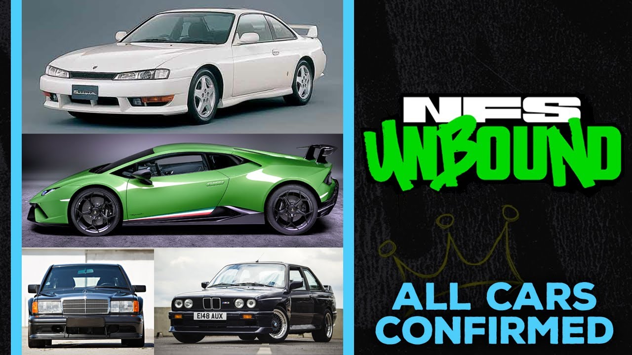 NFS Unbound - ALL CARS (Full List) | NEW and OLD CARS in Game - YouTube