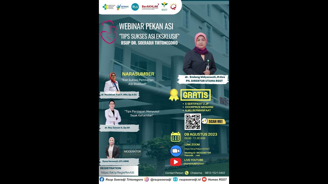 WEBINAR PEKAN ASI "TIPS SUKSES ASI EKSKLUSIF" - YouTube