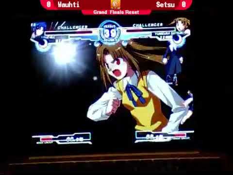 Otaken IV MBAACC side tournament Grand Finals - Wauhti vs. Setsu (Satsuki, VAkiha, Akiha, Ciel)