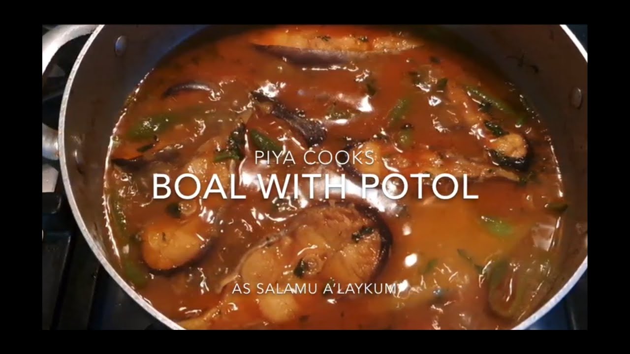 Boal Fish with Potol Curry | Bengali cooking video by Piya Cooks ...