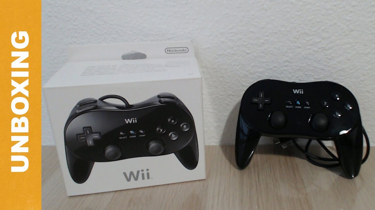 Classic Controller Pro - Wii Remote accessory [UNBOXING] | Obi-Fran ...