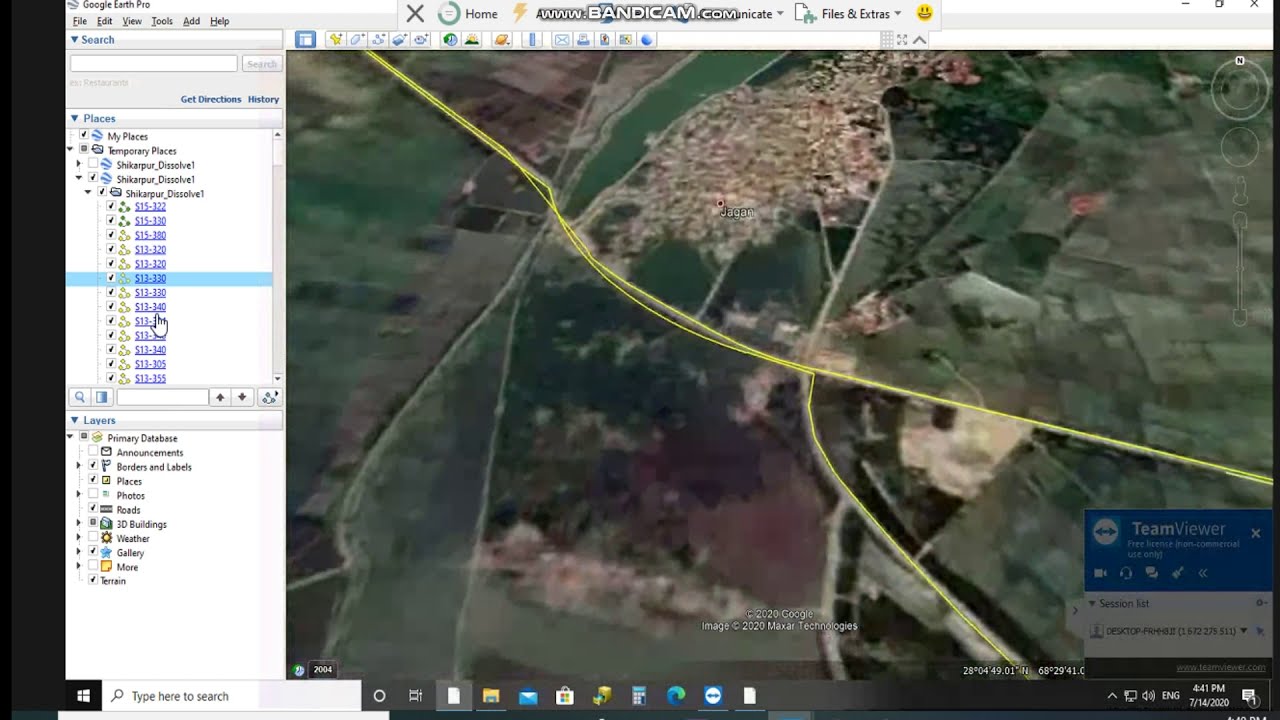 How to create roads layer to kml and differentiate roads in different ...