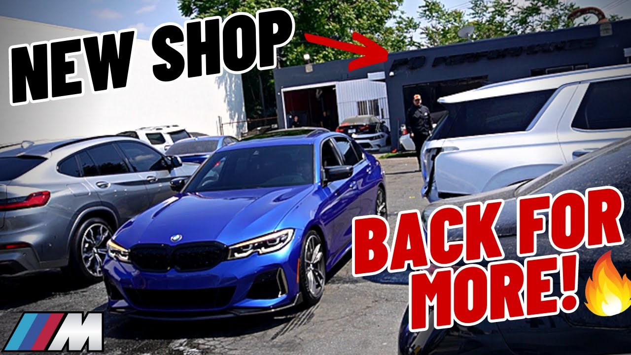 M340i BACK AT PQ PERFORMANCE NEW SHOP! - YouTube