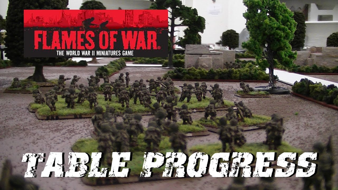 Making a Flames of War Gaming Table - Progress Update - YouTube