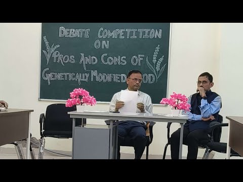 Debate On " Genetically Modified Food " | Pros Vs Cons | Full Debate ...