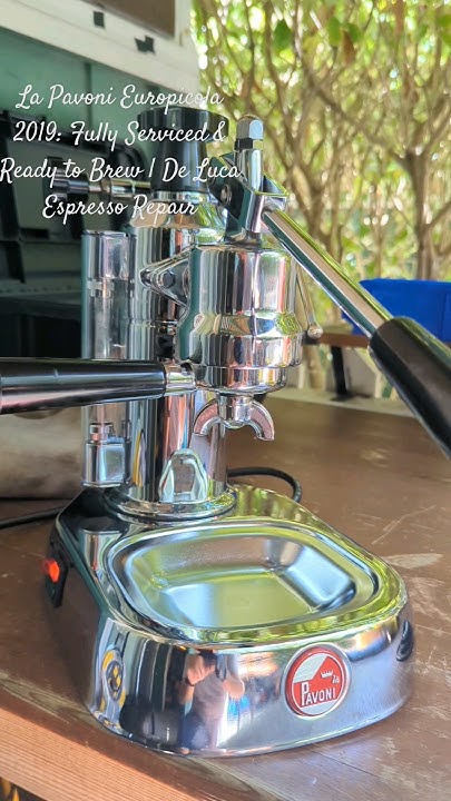 La Pavoni Europiccola 2019: Fully Serviced & Ready to Brew | De Luca Espresso Repair - YouTube