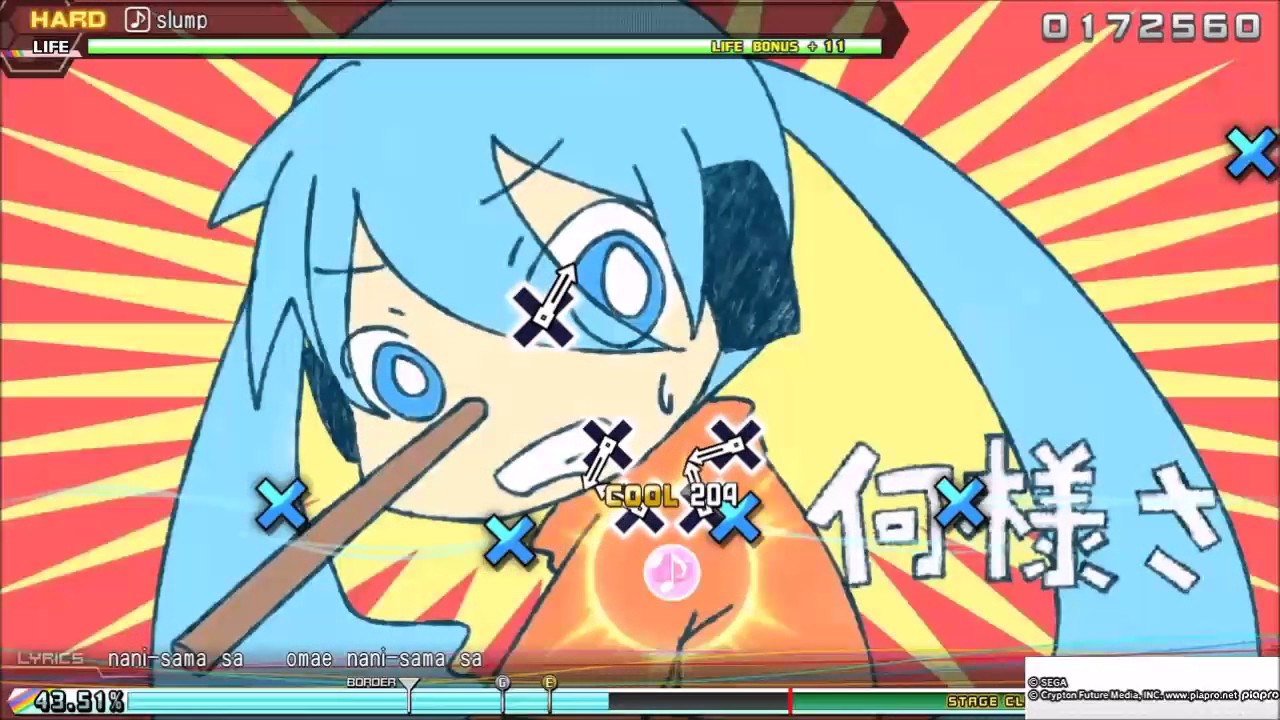 Hatsune Miku: Project DIVA Future Tone - slump Hard Perfect - YouTube