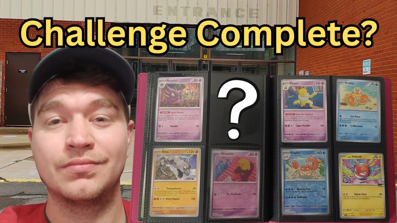 Complete Set Before our Baby is Born (Pokemon Card Challenge) - YouTube