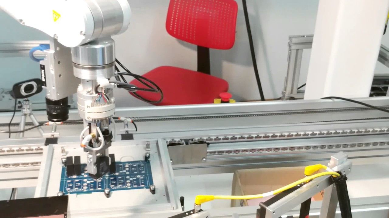 Odd-Shaped Component Insertion Robotic Work Cell - YouTube