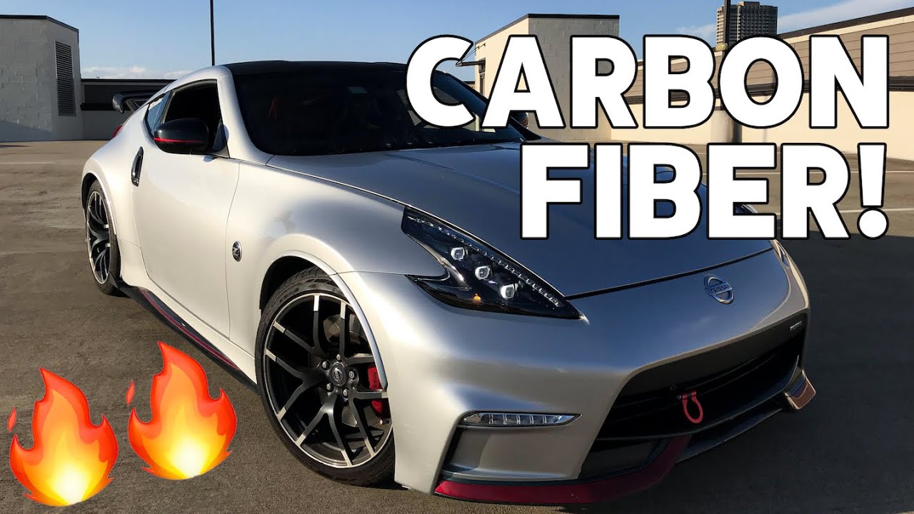 My Nissan 370Z Nismo Gets A Carbon Fiber Roof Wrap!! - YouTube