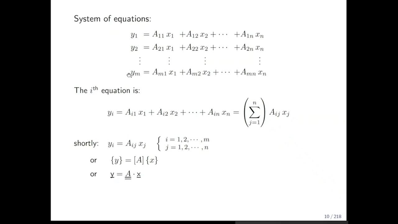 Elasticity Theory 1 - Introduction to Vector Index Notation - YouTube