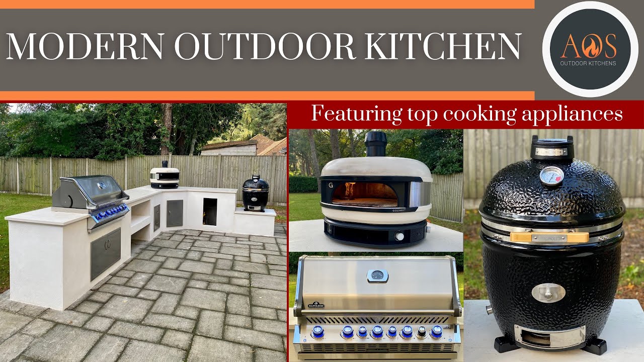 CONTEMPORARY OUTDOOR KITCHEN INSPIRATION UK | NAPOLEON BBQ | MONOLITH ...