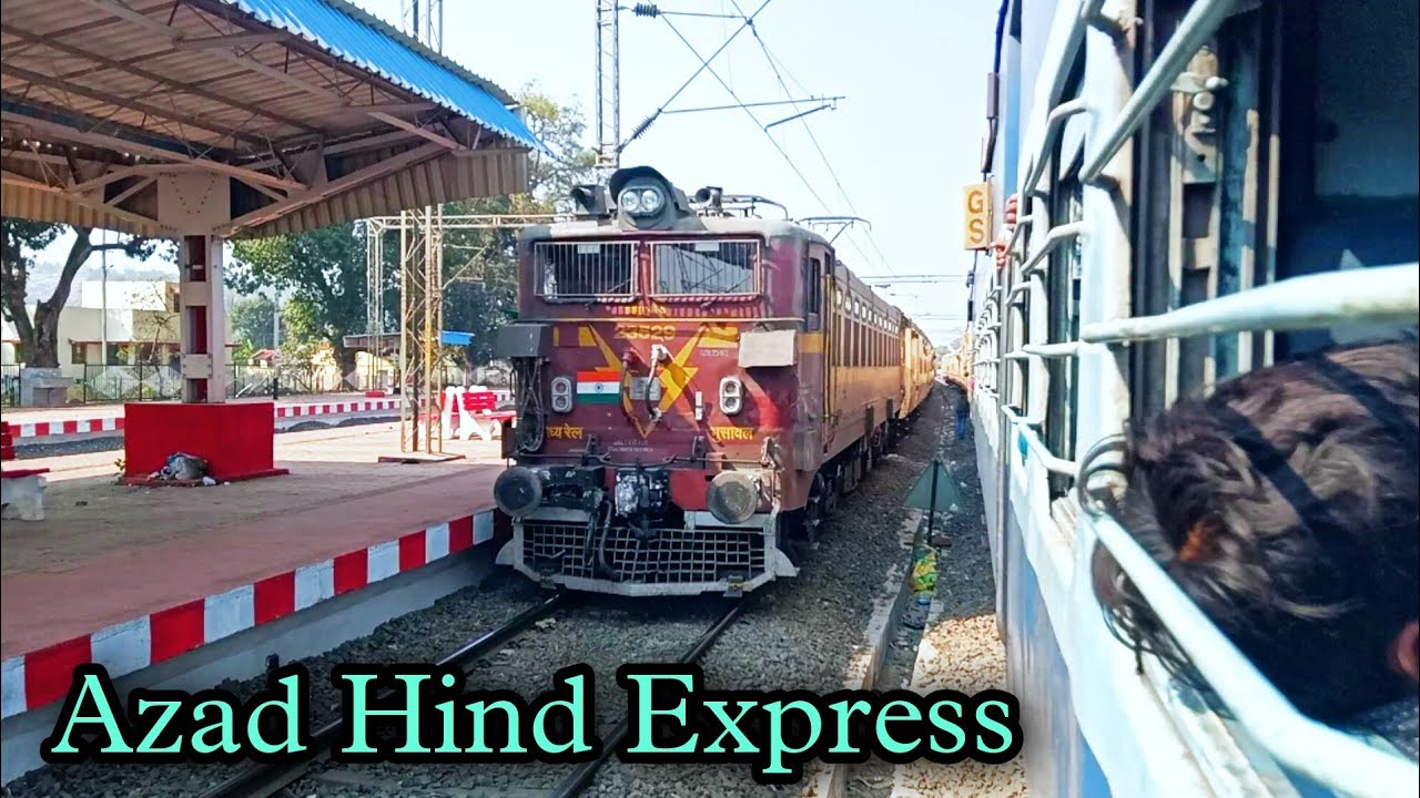 #Azad_Hind_Express passing at darekasa - YouTube