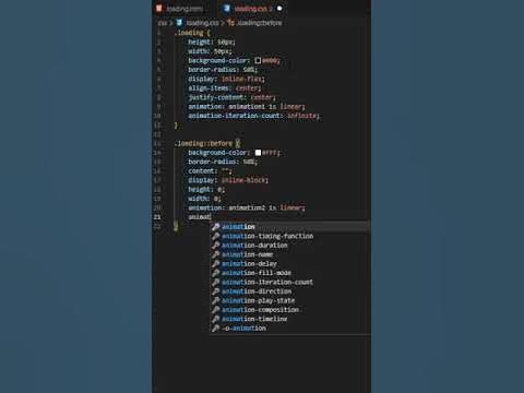 HTML CSS - ¿Cómo crear un loading animado para nuestra página web? - YouTube