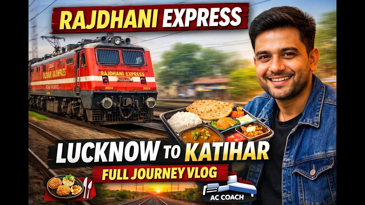 Rajdhani Express AC 2 Tier Experience | Lucknow to Katihar Full Review ...