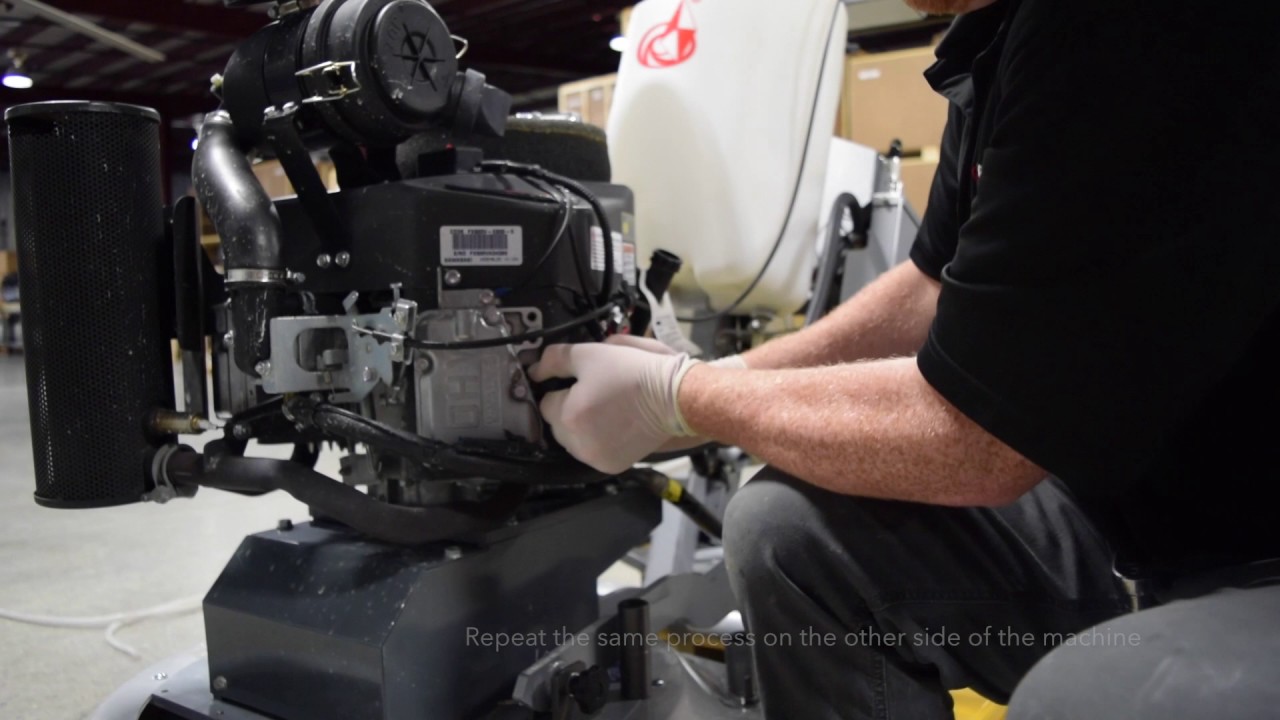 Grinder Maintenance - Changing the spark plugs on LAVINA 30G-FX - YouTube