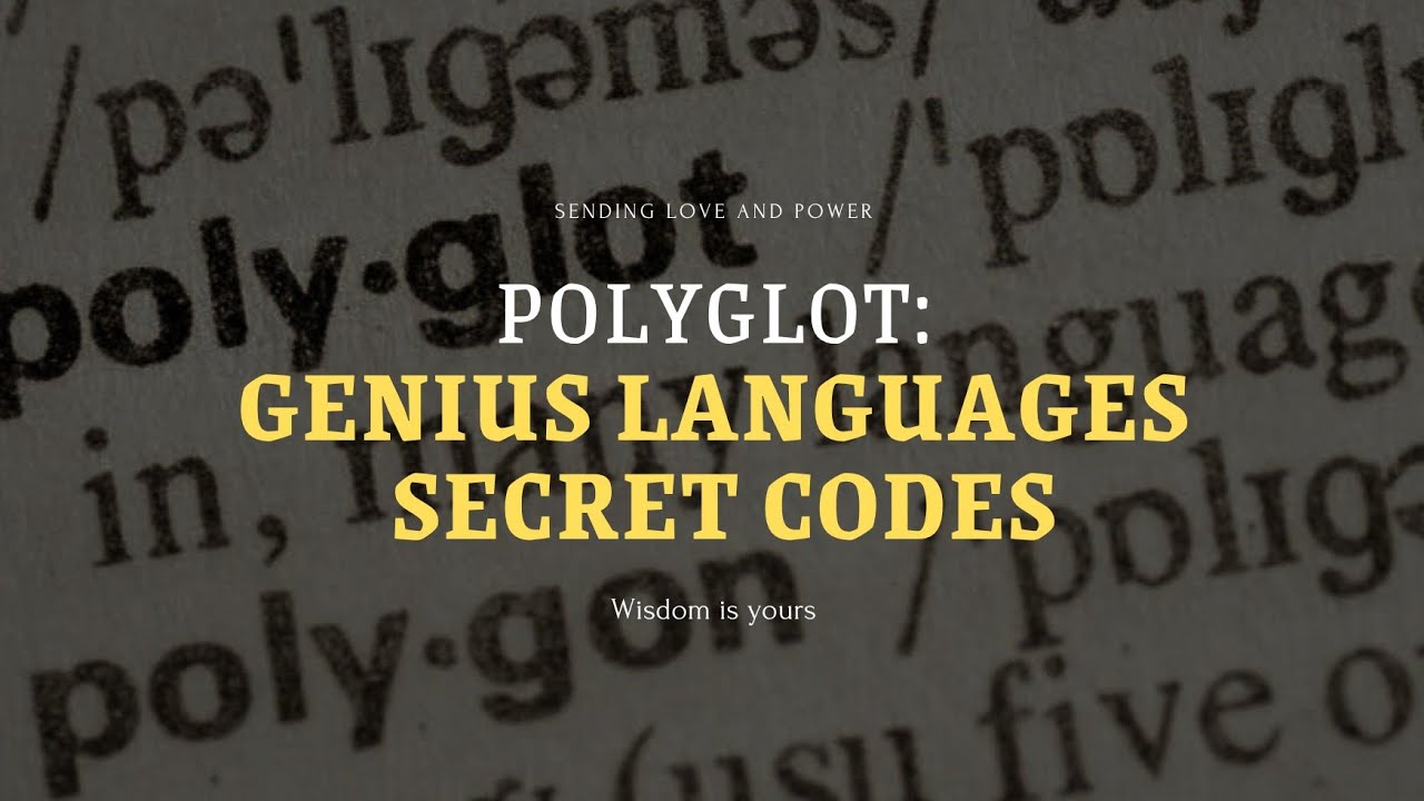 POLYGLOT: GENIUS LANGUAGES SECRET CODES - YouTube