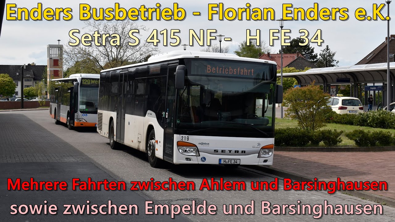 [Sound] Bus Setra S 415 NF von Enders Busbetrieb - H FE 34 (ZF Ecomat ...