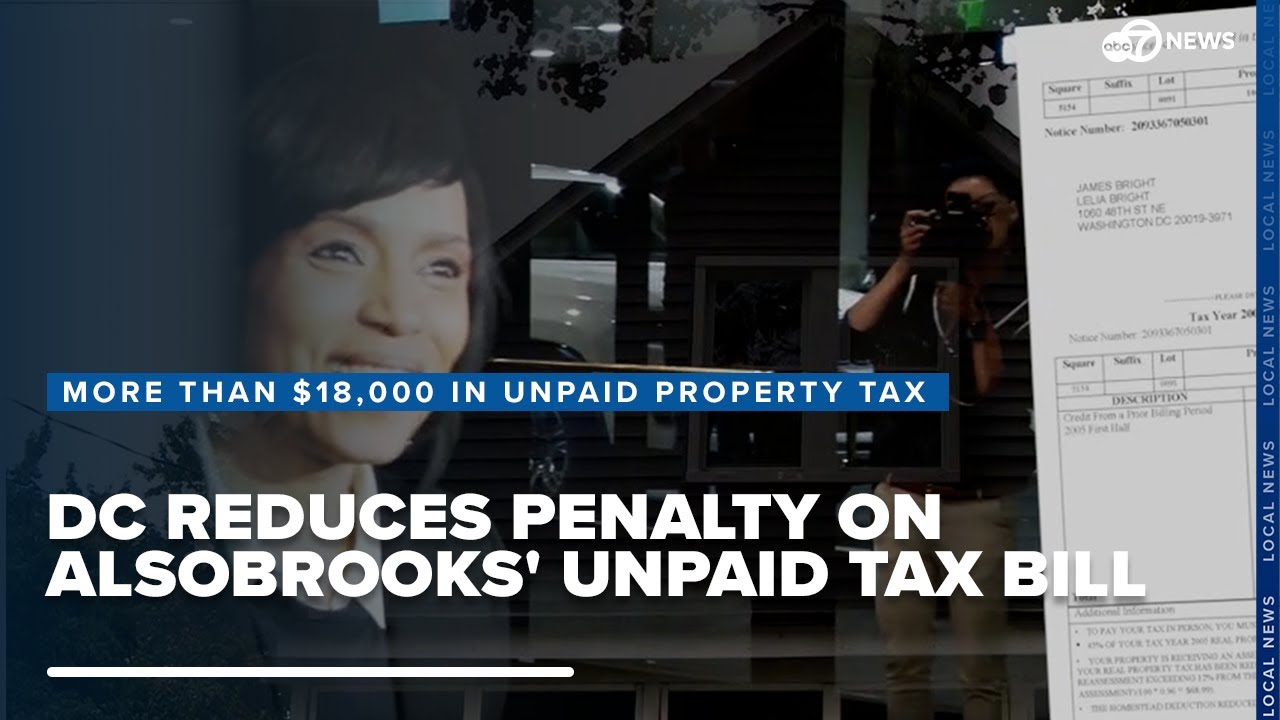 DC reduces penalty on Angela Alsobrooks' unpaid property tax bill - YouTube