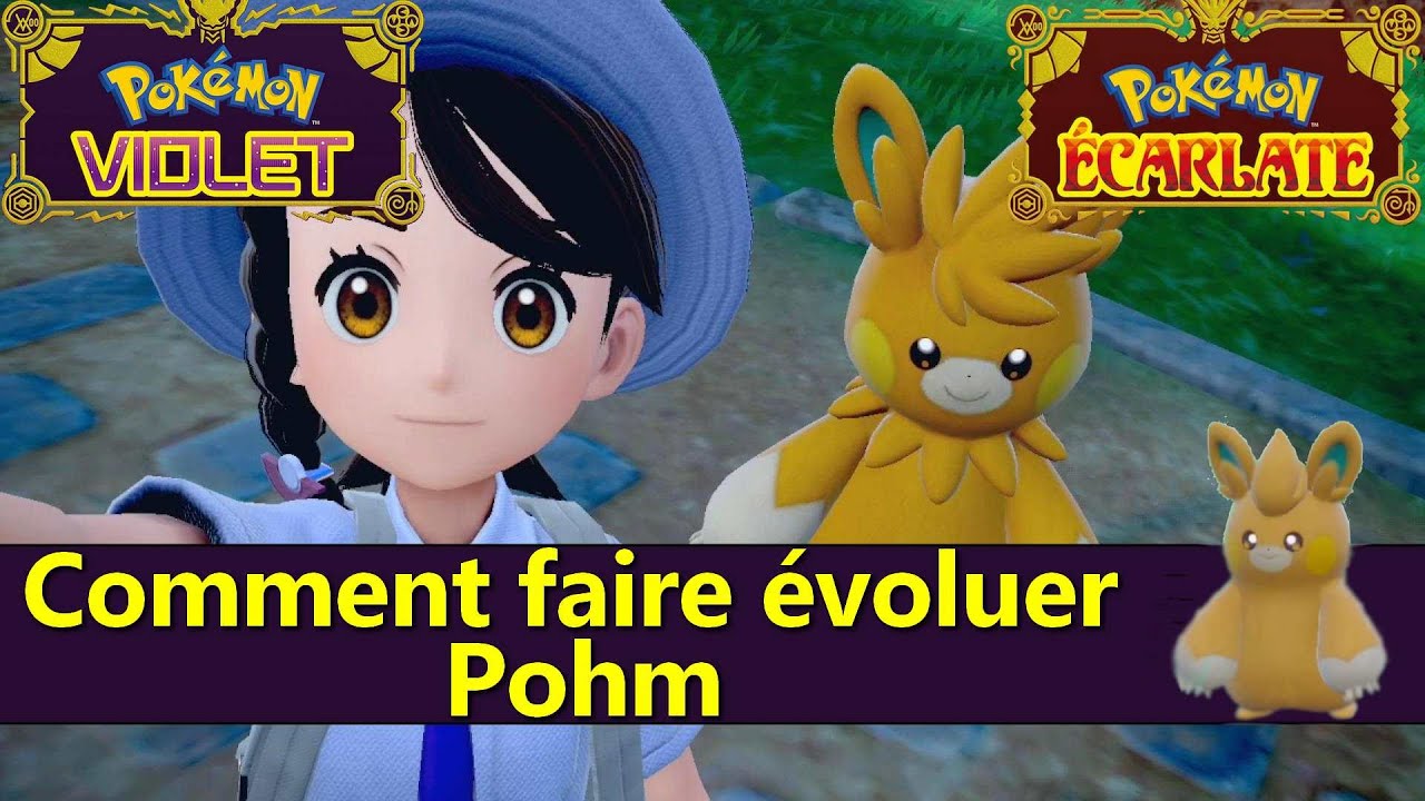 Tout savoir sur les évolutions de Pohm - Pokémon écarlate / violet ...
