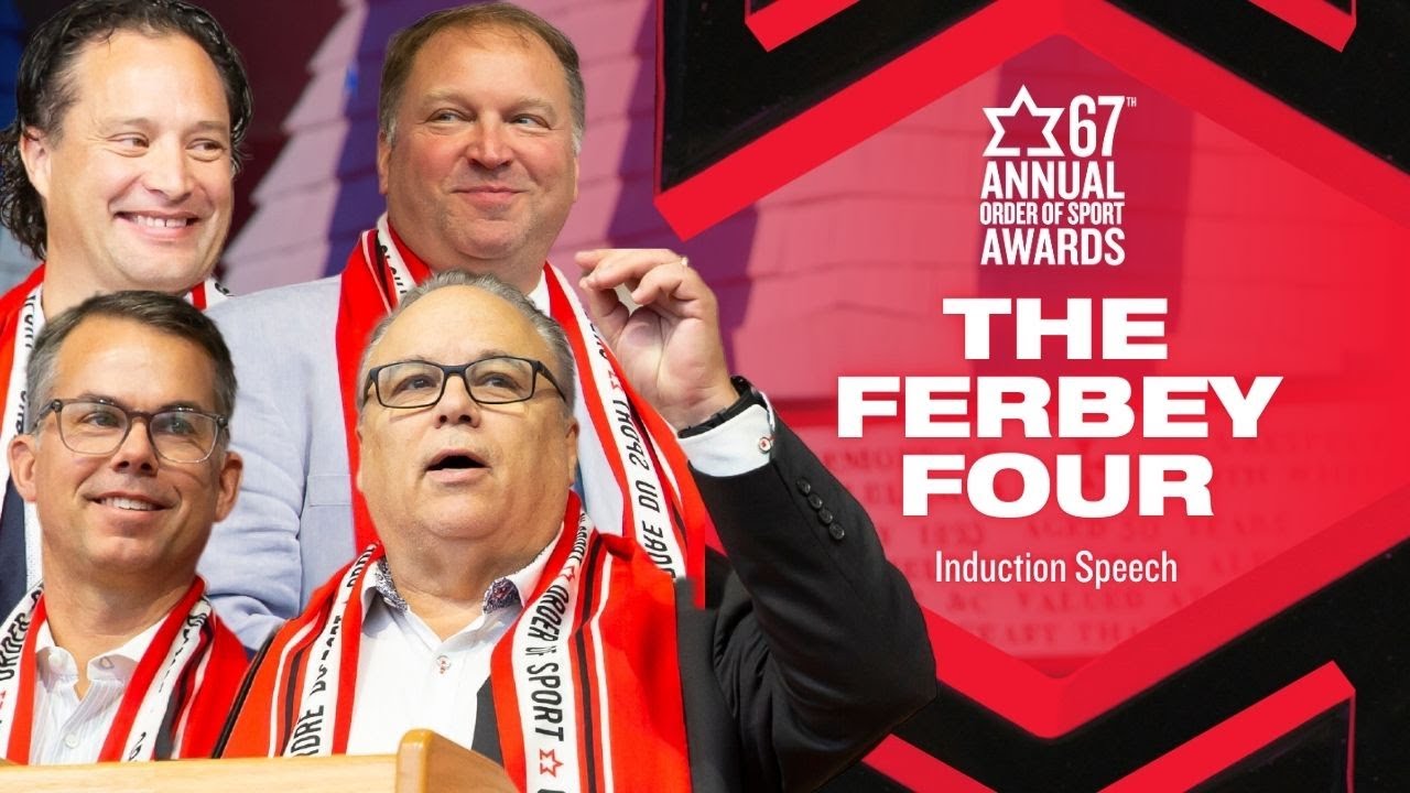 The Ferbey Four Induction Speech | 67th Annual Order of Sport Awards ...