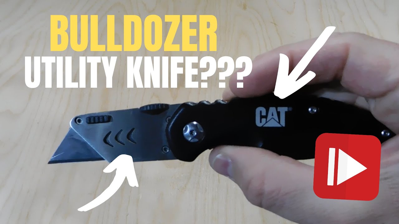 CAT makes a Utility Knife (BULLDOZER KNIFE)? - CAT Folding Utility ...
