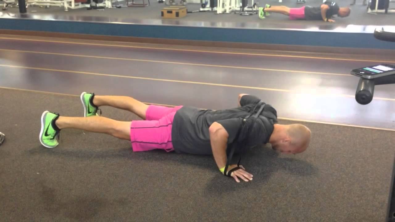 Explosive Banded Push Up - YouTube