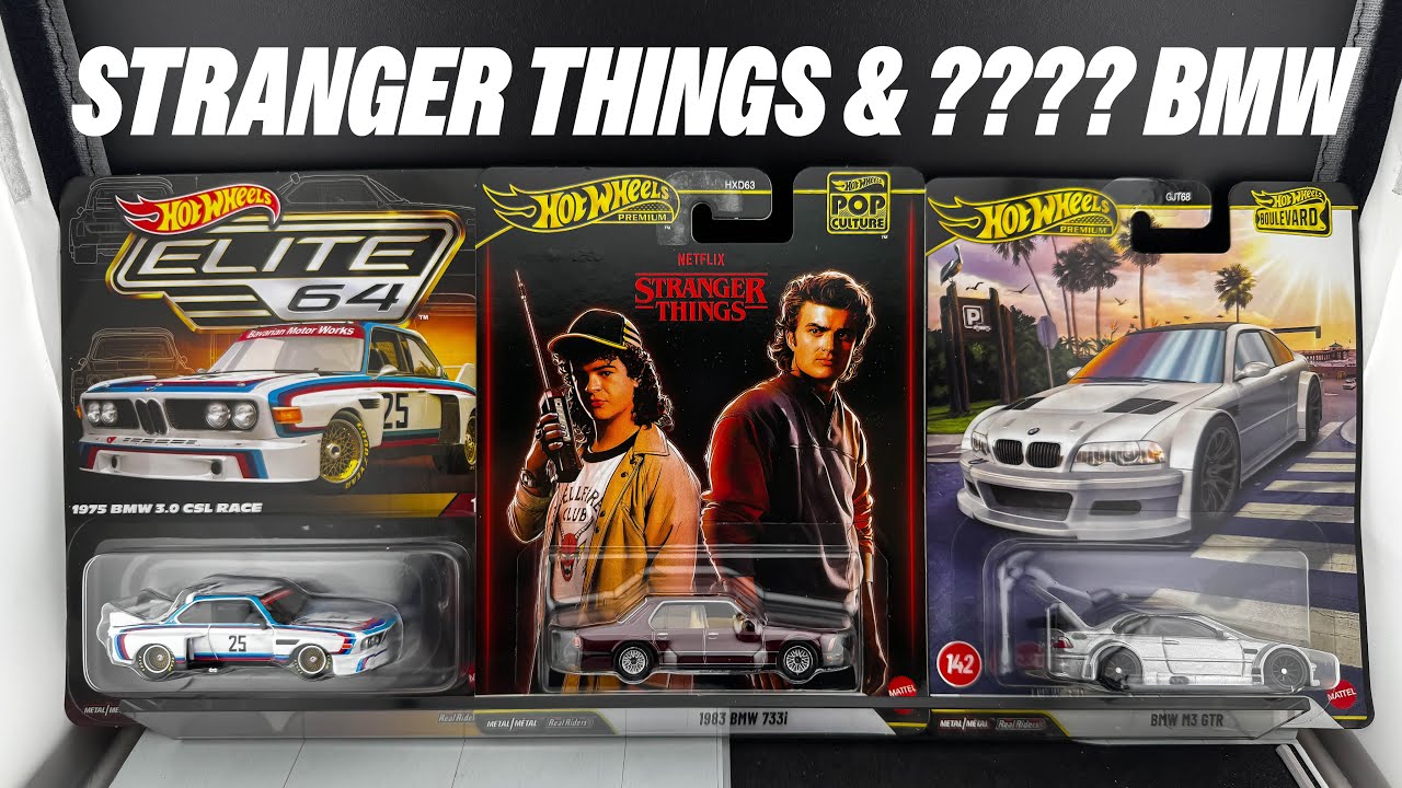 FIRST LOOK: Hot Wheels BMWs — Stranger Things & “THAT” M3 GTR - YouTube