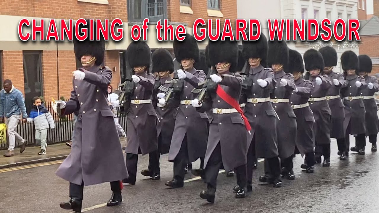 WINDSOR CASTLE GUARD Number 9 Company Irish Guards | 30th December 2023 ...