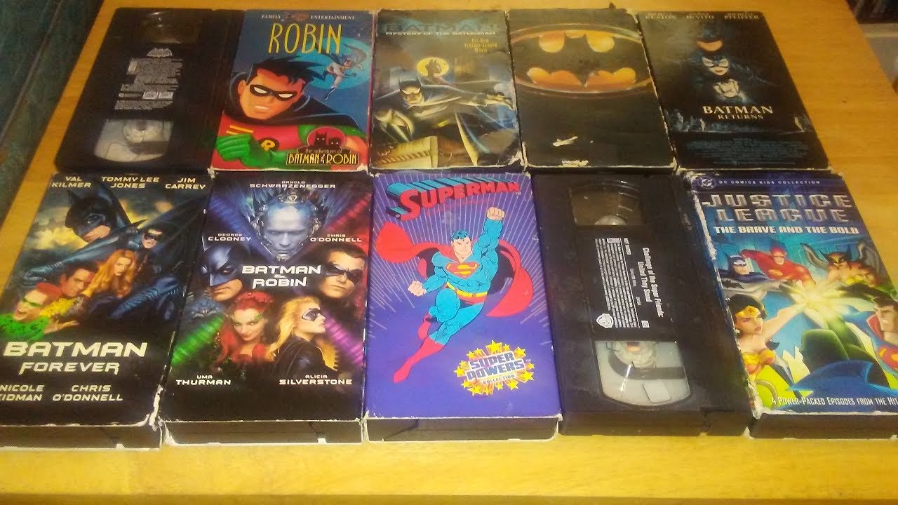 My DC Vhs Collection - YouTube