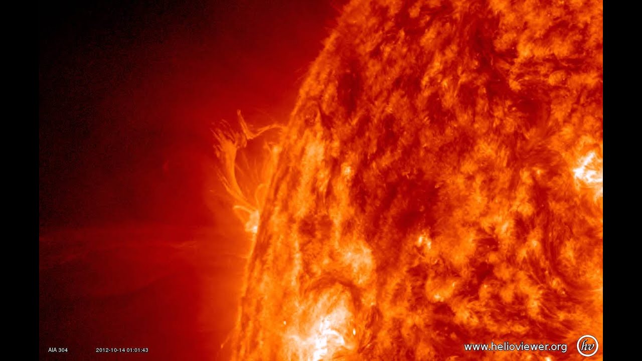 C4,8 Flare Sonneneruption vom neuen Sonnenfleck im Nordosten der Sonne ...