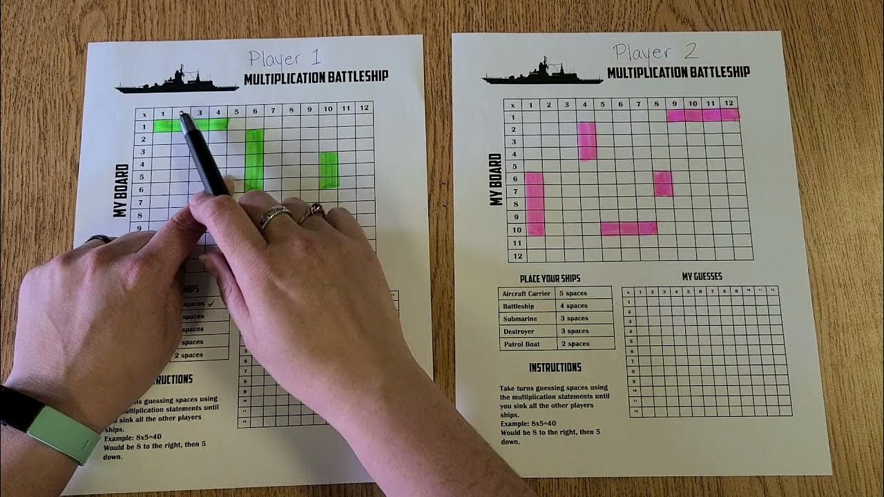 Multiplication Battleship - YouTube