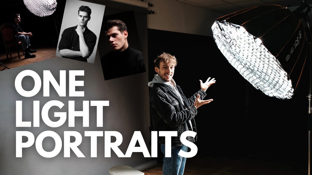 ONE LIGHT ONLY: Portraits with the Fujifilm XS20 & Canon R5 - YouTube