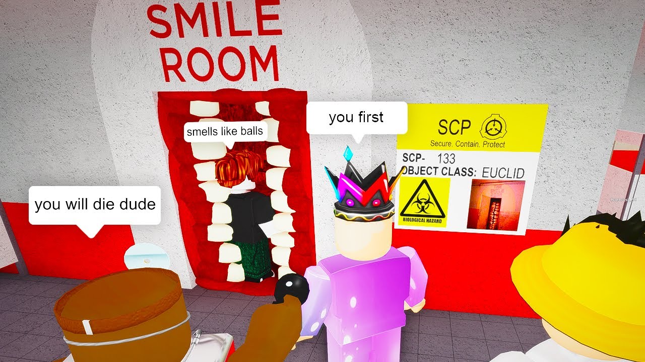 Roblox Smile Room Its A Room That EATS YOU - YouTube