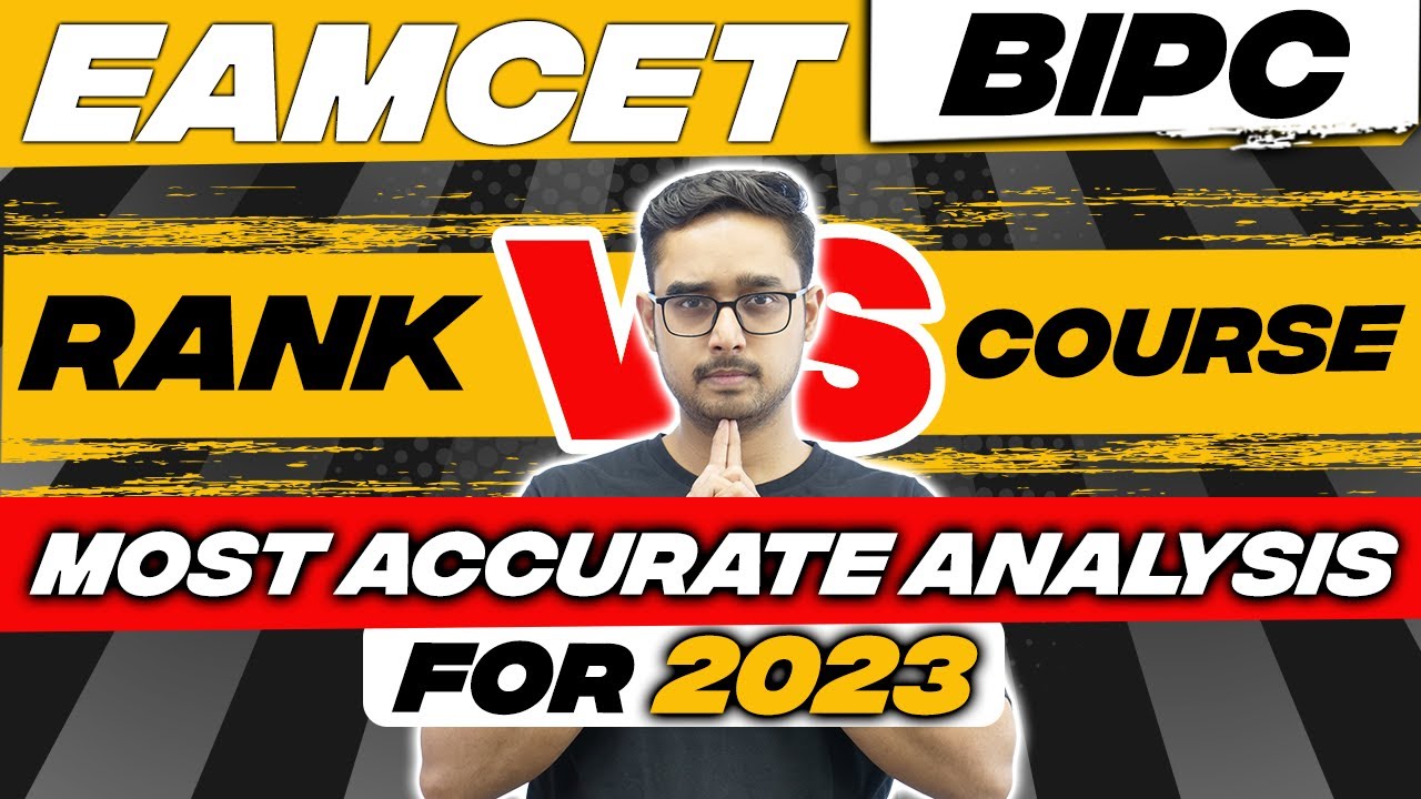 EAMCET BiPC-Rank Vs Course Analysis | Ajay Sir | Vedantu Telugu - YouTube