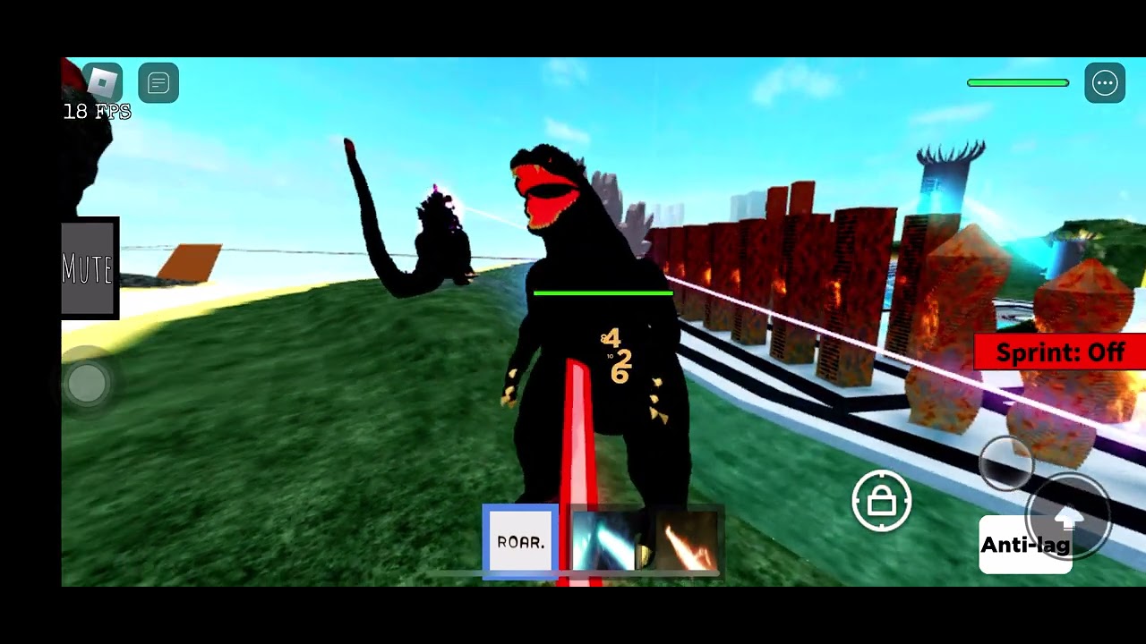 Kaiju kewl godzilla game in roblox full gameplay - YouTube