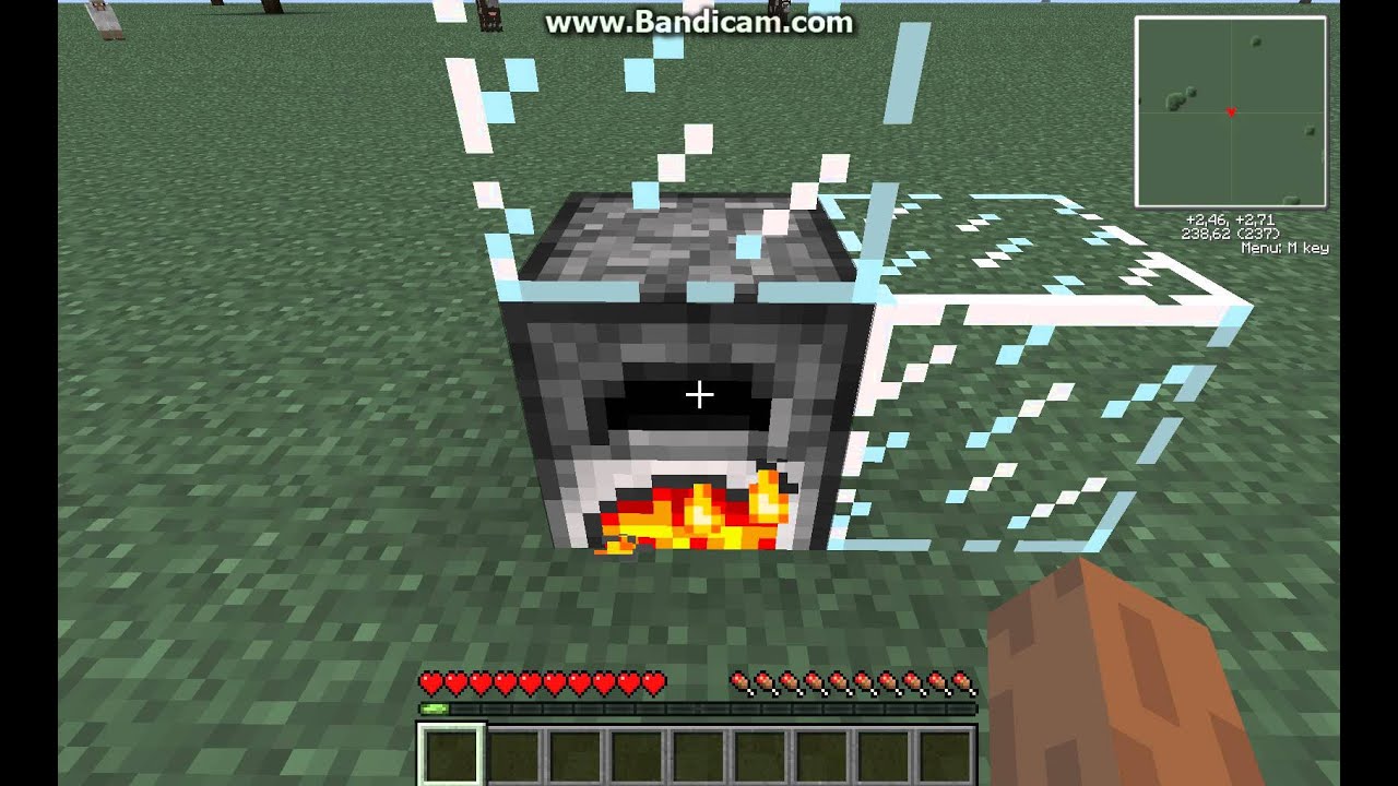 minecraft üveg készités survival modba - YouTube