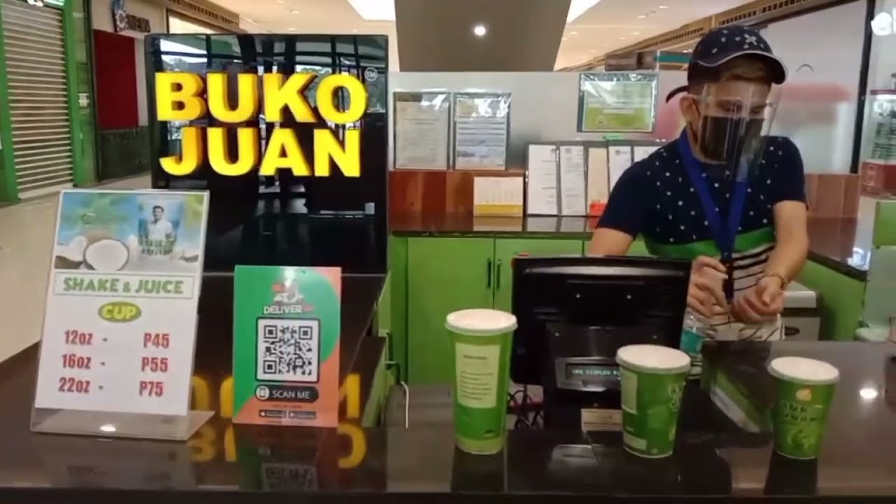 Buko Shake in SM Mall 코코넛 쉐이크 - YouTube