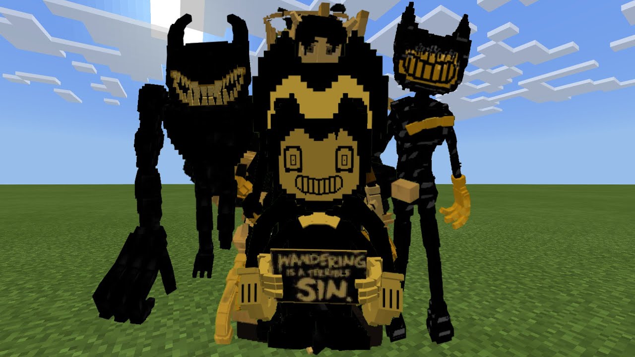 Corrupt Bendy the Demon in Minecraft - YouTube