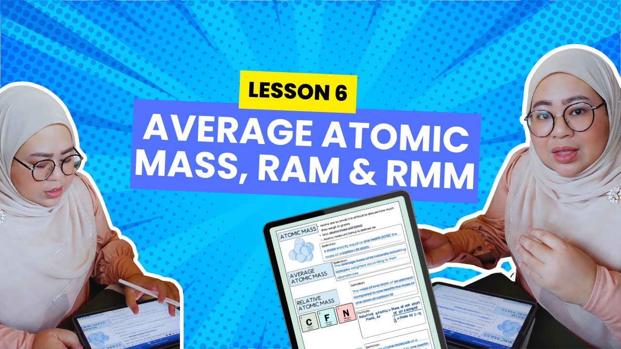 (Lesson 6) Average Atomic Mass, RAM, RMM - YouTube