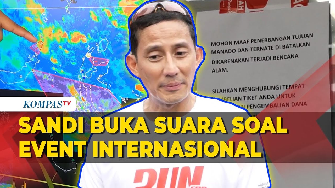 Ini Respons Sandi Usai Erupsi Gunung Ruang Berdampak Pembatalan Event ...
