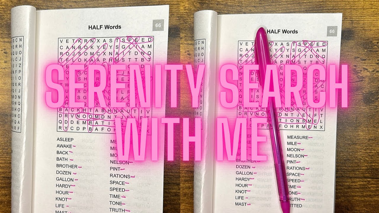 Word Search | Serenity Search pt 15 - YouTube