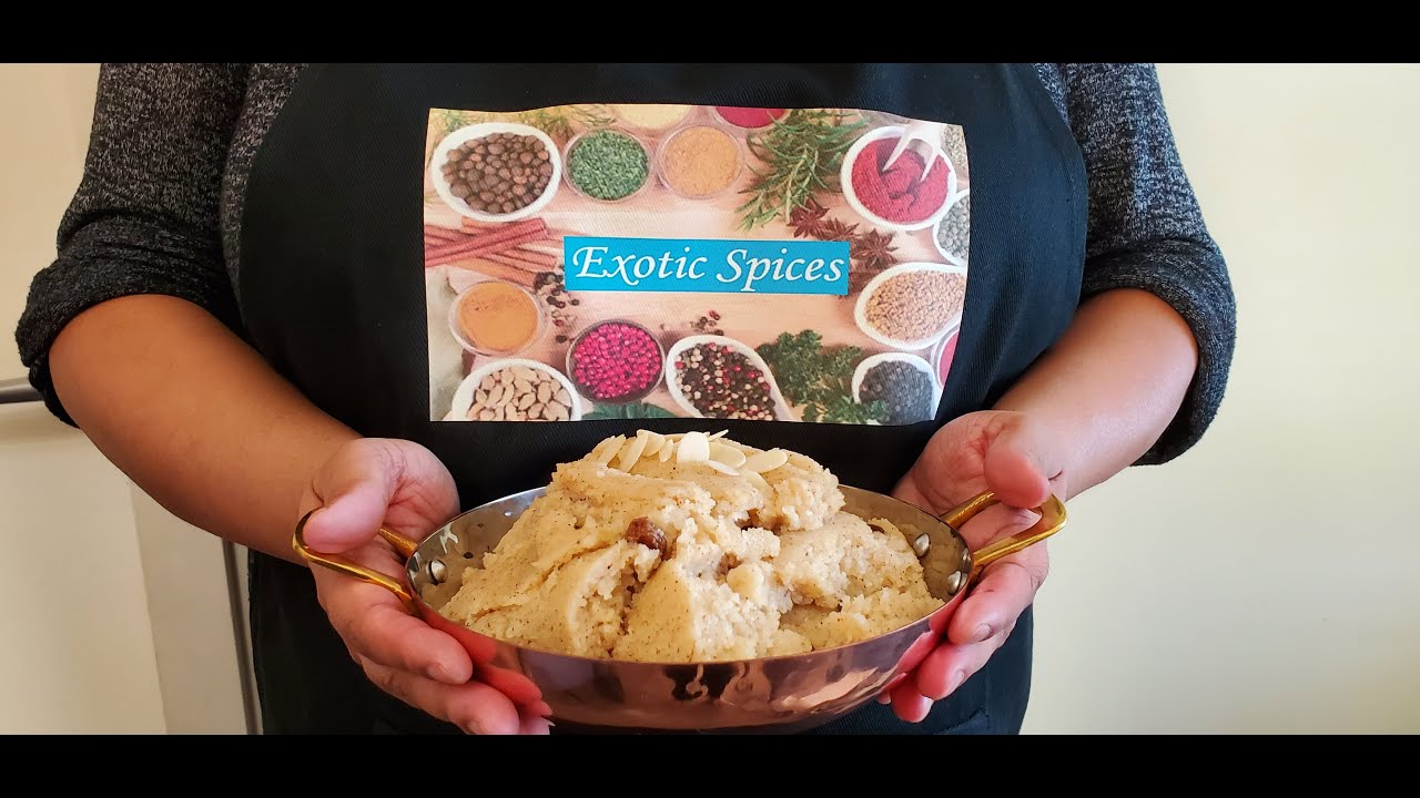 How to Make Fijian Style-Halwa (Samolina/Suji) - YouTube