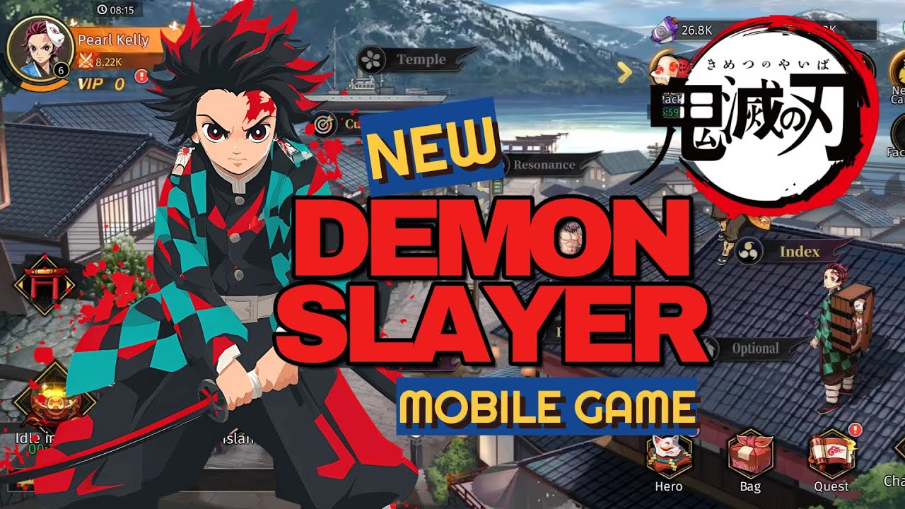 NEW Demon Slayer Mobile Game (지옥에서 온 검객) Gameplay - YouTube