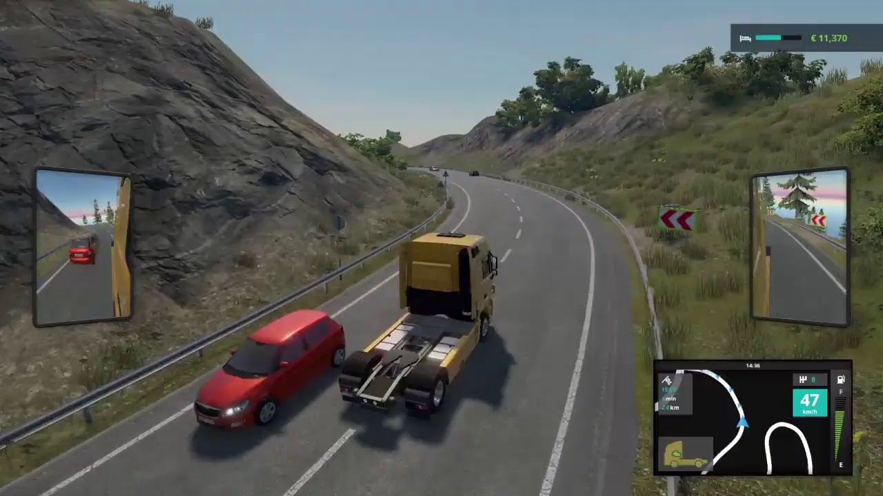 Truck driver-PS4 3rd Person View Ep 1 Beginner Driver - YouTube