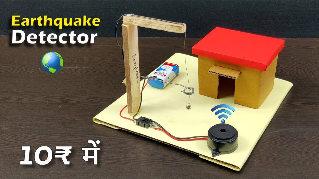 Earthquake Detector Alarm 🚨 || Earthquake Detector|| Earthquake Sensor ...