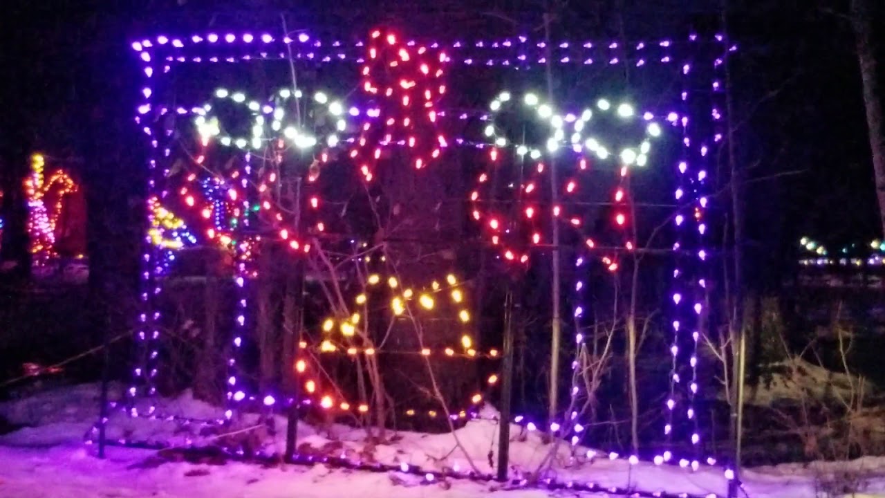 Wesley Clover Park magic of Lights 2018 - YouTube